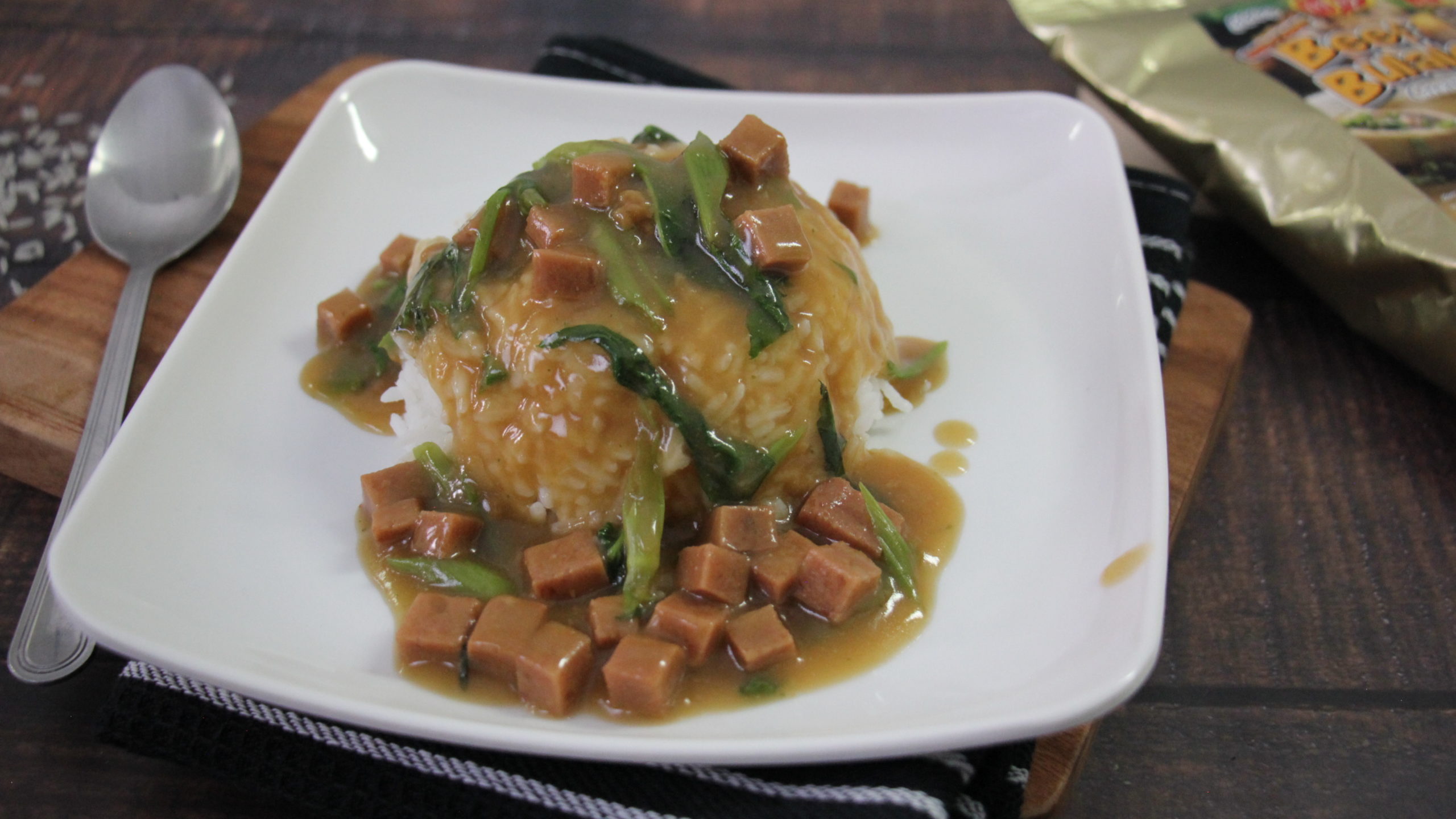 Beef Kangkong Rice Topping Recipe | inJoy